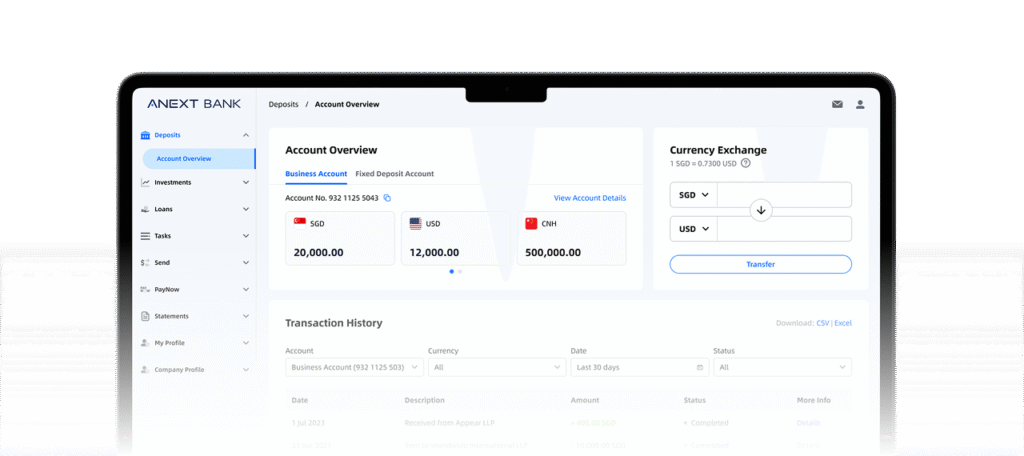 ANEXT Business Account | Online Business Banking